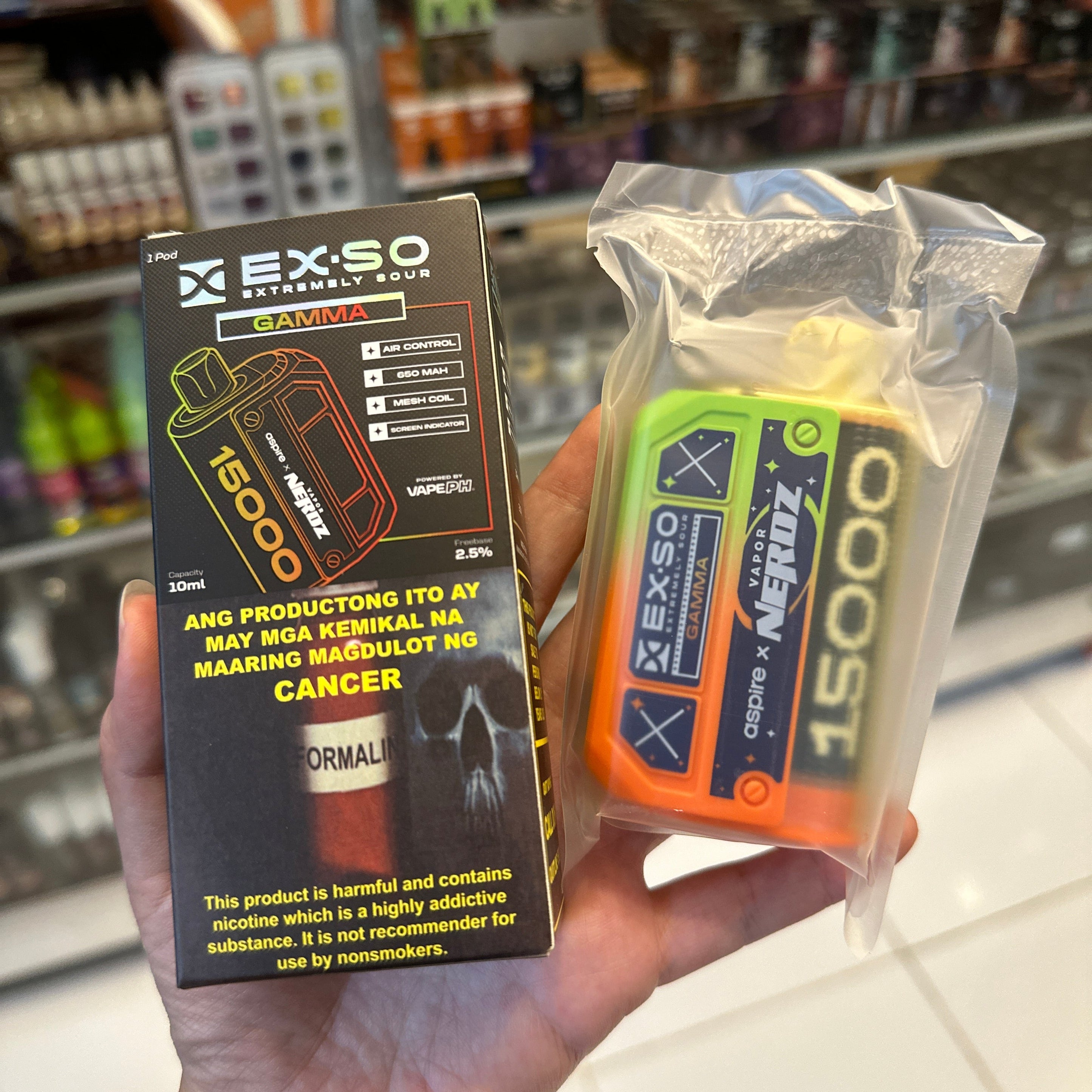 Exso 15k puffs Disposable Pod – FILLINVAPE