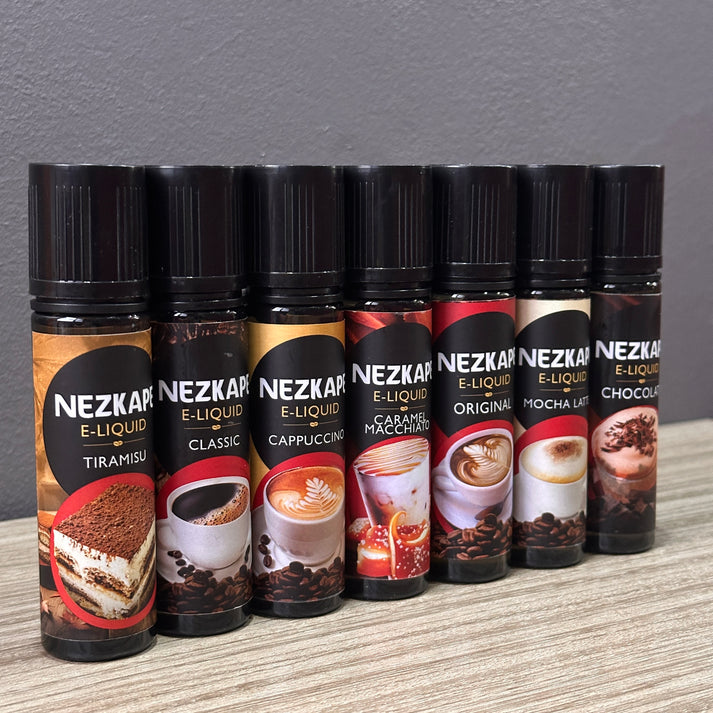 Nezkape 65ml 60/40 Pod Friendly w/ real coffee beans – FILLINVAPE