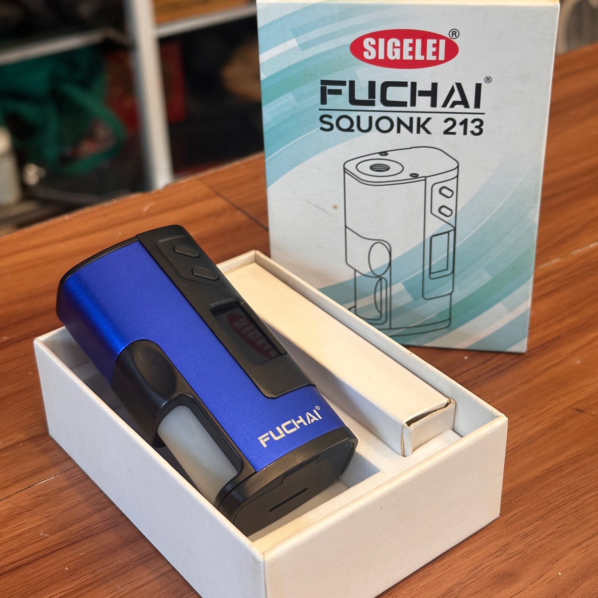 Sigelei Fuchai Squonk 213 Mod 150w Legit (not sealed) – FILLINVAPE